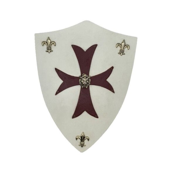 Handmade | Accents | Crusaders Shield Wooden Handmade Larp Role Play ...